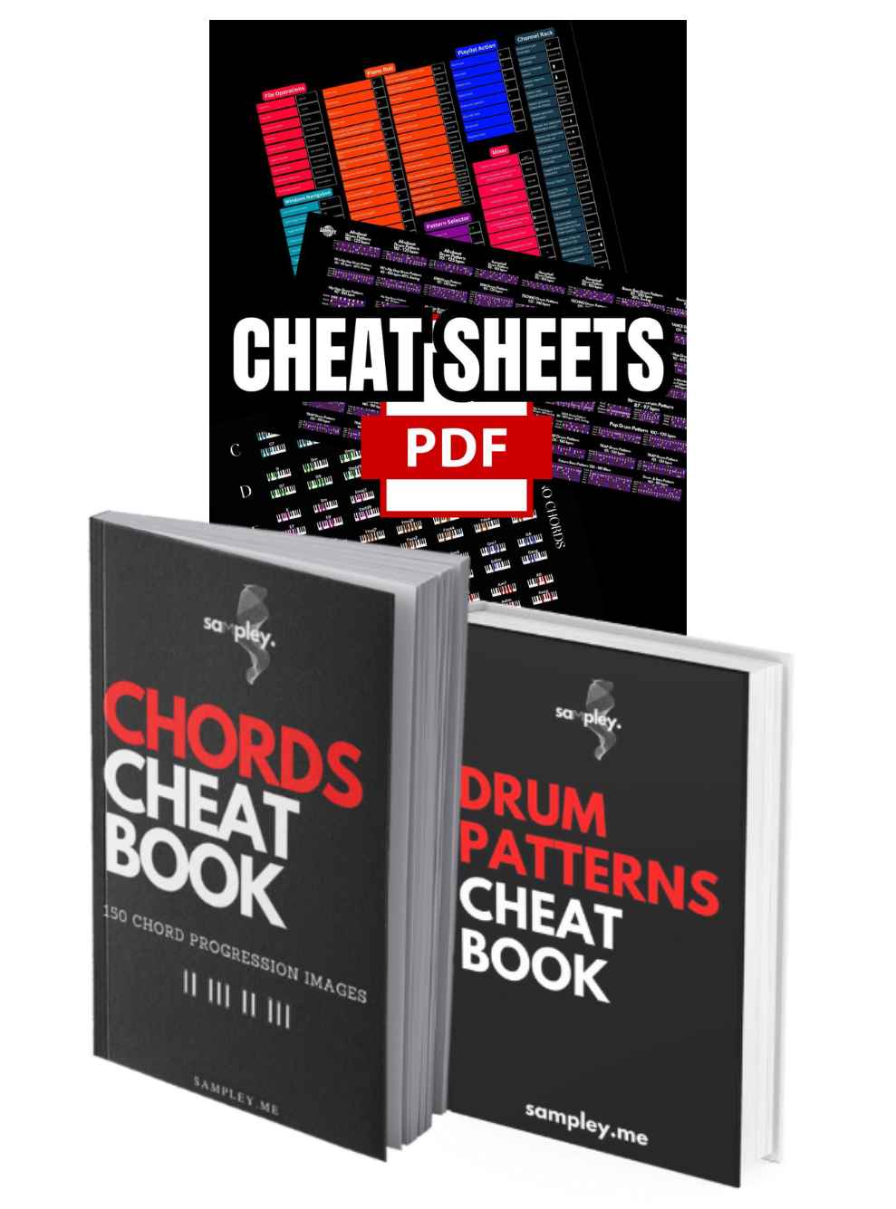 Cheat Sheet Bundle (PDF) + Cheat Code E-Book – Sampley